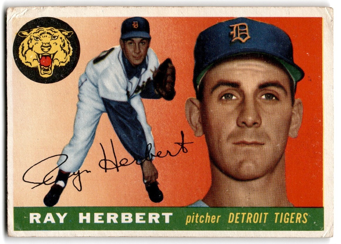 1955 Topps Ray Herbert Detroit Tigers #138 | eBay