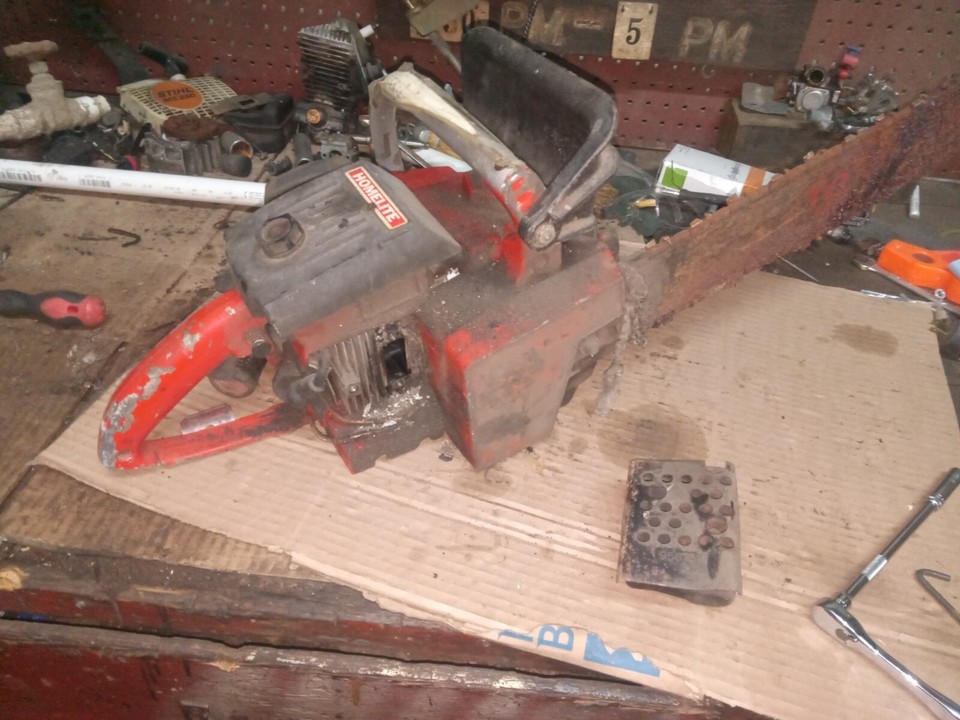 Vintage Homelite Super XL Automatic Chainsaw Project | eBay