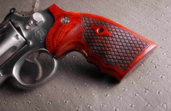 Altamont S&w N Frame RB Bateleur Conversion Superrosewood CHKRD Grips W ...