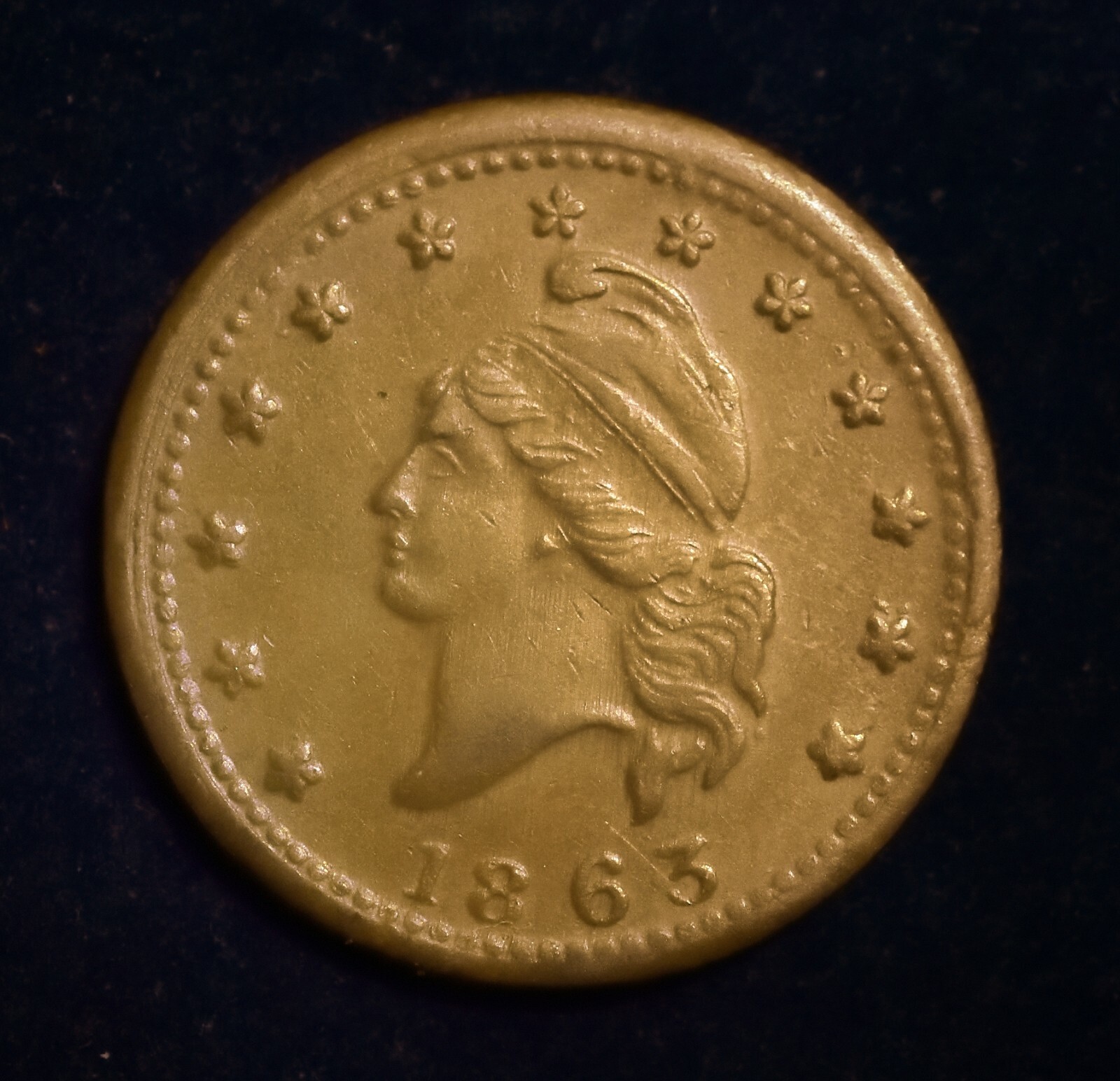 1863 Proclaim Liberty Throughout The Land/Lincoln Civil War Token | eBay