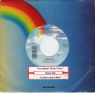 Vince Gill – You Better Think Twice 1994 MCA Country VG+ | eBay