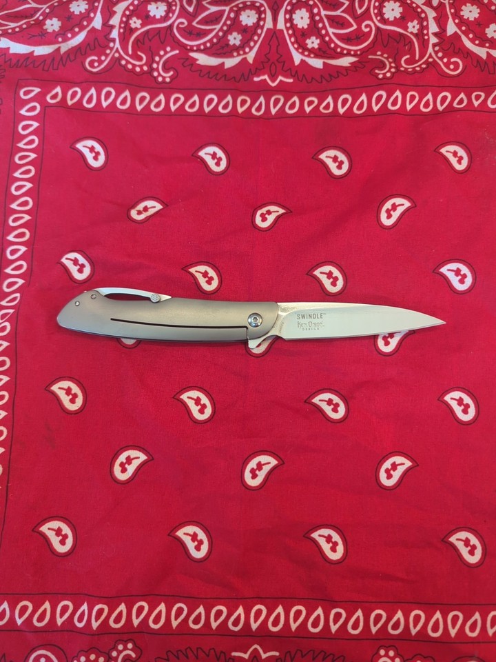 CRKT K240XXP Swindle Ken Onion Folding Knife First Production | eBay