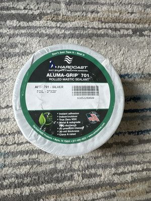 ALUMA-GRIP 701 MASTIC ROLLERSEALANT AFT -701 SILVER FOIL 3" X 50' | eBay