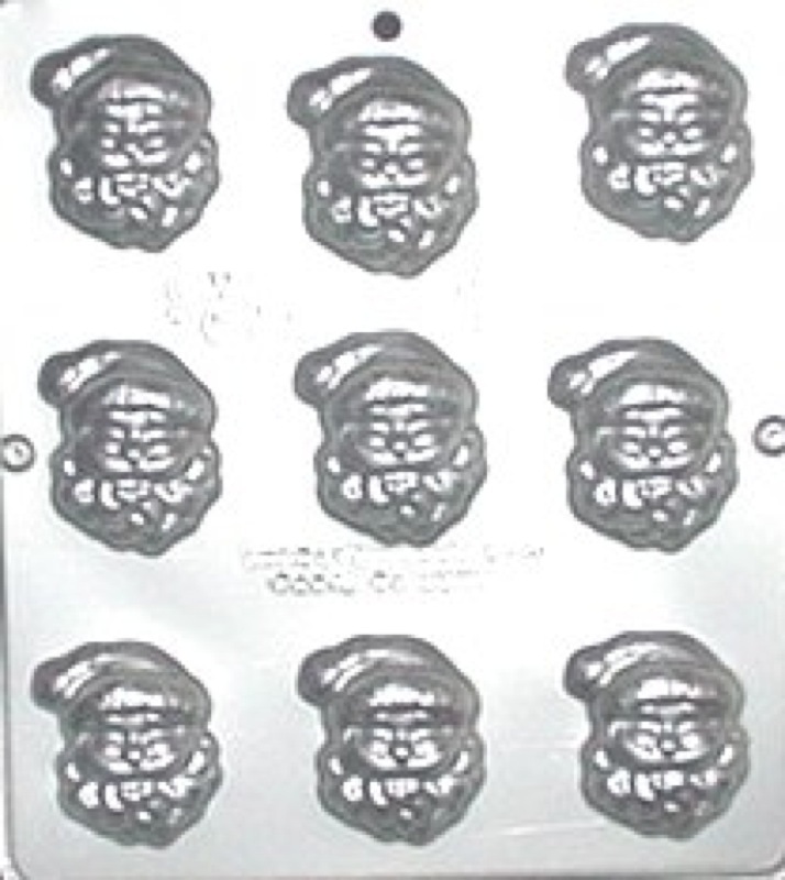 Santa Claus Face Chocolate Candy Mold Christmas 2012 NEW | eBay