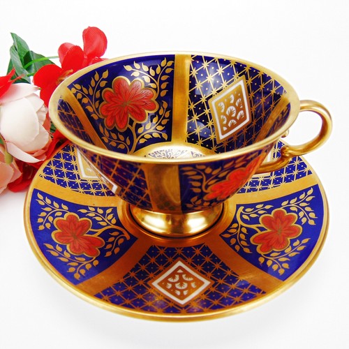 Caverswall Romany Imari Teacup & Saucer Set Bone China 22ct Gold ...