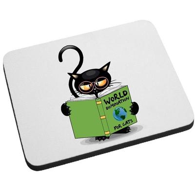 World Domination For Cats Mouse Pad Cat Lovers Gift Mousepad by ...