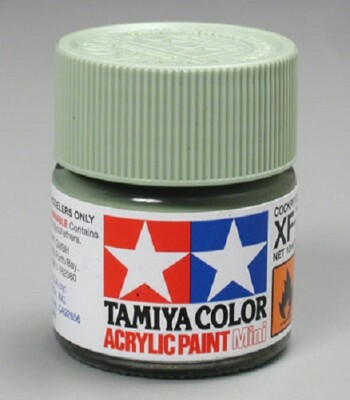 Tamiya Acrylic XF-71 Flat Cockpit Green Paint Jar 81771 | eBay