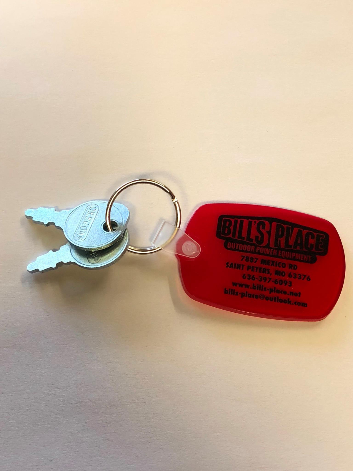 LAWN MOWER KEY; (SET OF 2) LAWN MOWER KEYS & KEYCHAIN, GARDEN TRACTOR ...