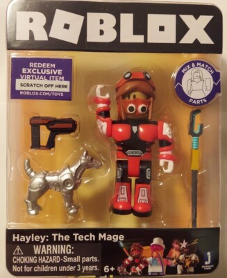 Jazwares Roblox - Haley: The Tech Mage Figure w/ Exclusive Virtual Code ...