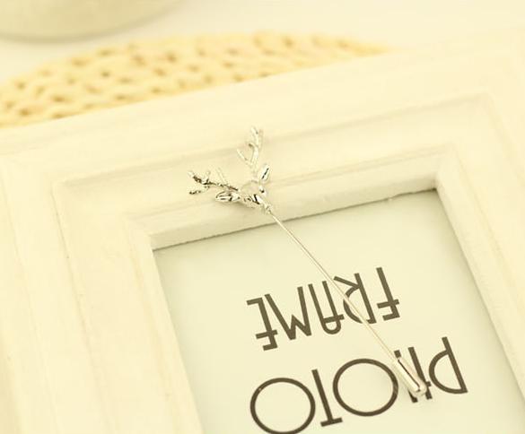 14 style Men's Brooch Lapel Badge Suit Pin Chest Metal Collar Pin ...