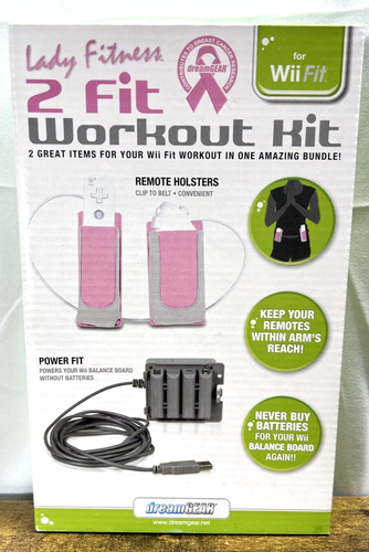 Wii Fit 2 in 1 - Fit Workout Kit, Pink - New in Box | eBay
