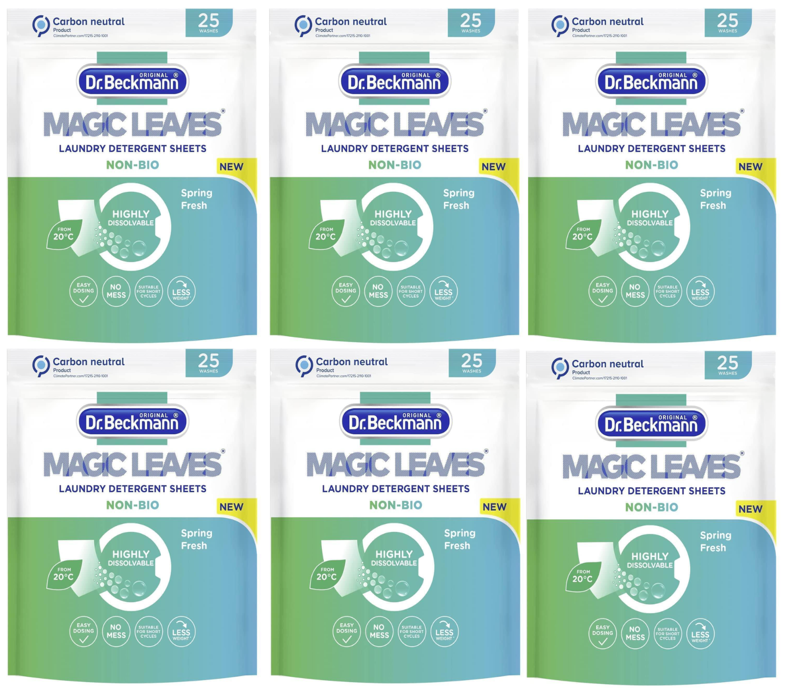 Dr.+Beckmann+Original+Magic+Leaves+Laundry+Detergent+Sheets+-+25+Washes ...