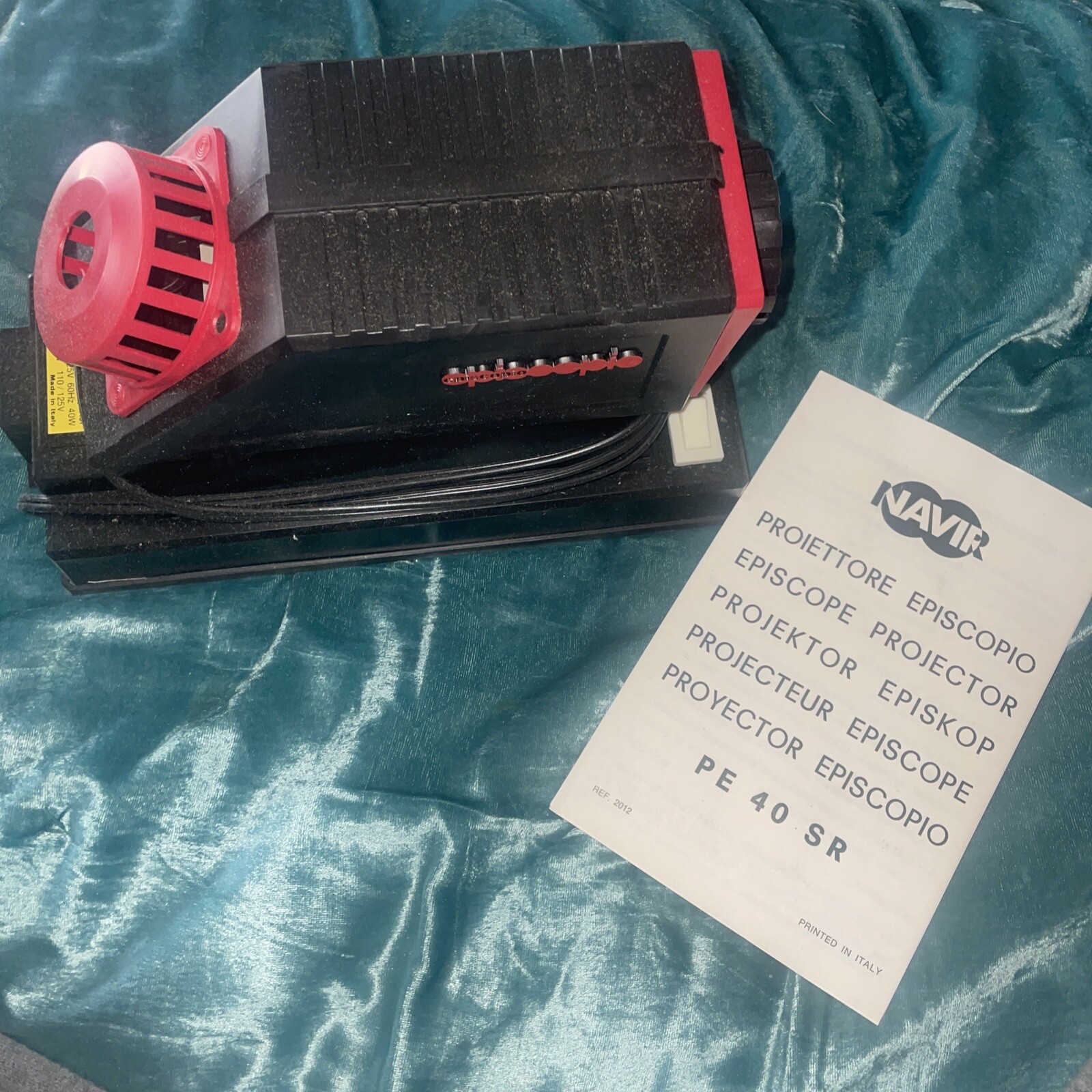 VINTAGE Episcopio Art Enlarger/Projector Navir Made Italy Original Box ...