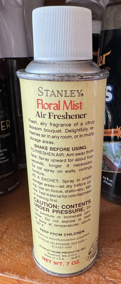 Stanley Home Products Floral Mist Air Freshener - NOS | eBay