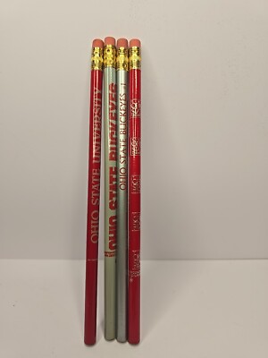 Vintage Ohio State Buckeyes Pencils Set if 4 Unsharpened | eBay