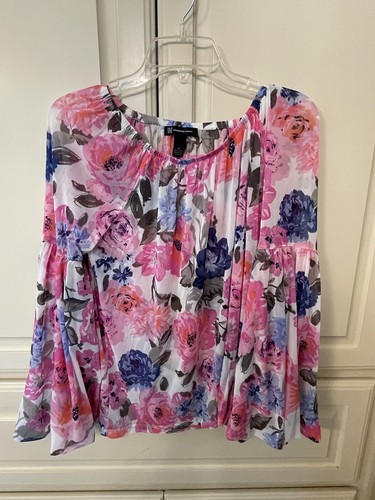 INC Women’s Pink Pastel Color Flared Long Sleeves Top - Size M | eBay