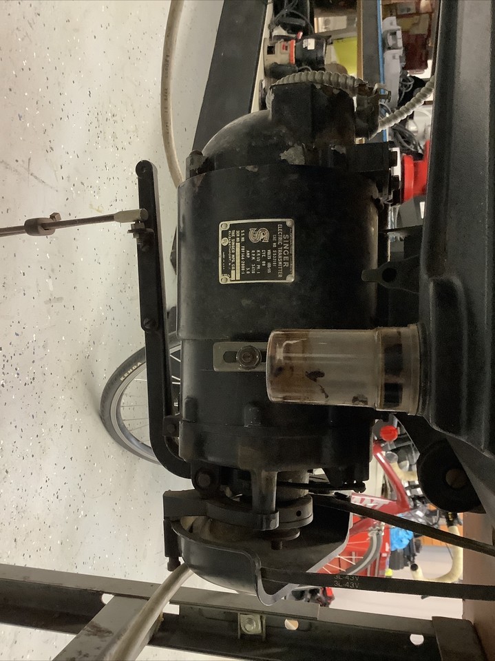 SINGER ELECTRIC TRANSMITTER SEWING MACHINE MOTOR ALTERNATING WORKS | eBay