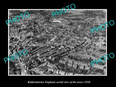 OLD 8x6 HISTORIC PHOTO OF KIDDERMINSTER ENGLAND VIEW OF THE TOWN c1930 ...