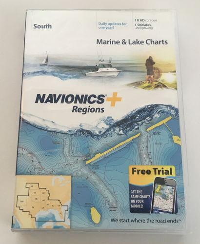 Navionics Plus Regions - South Marine & Lake Charts | eBay