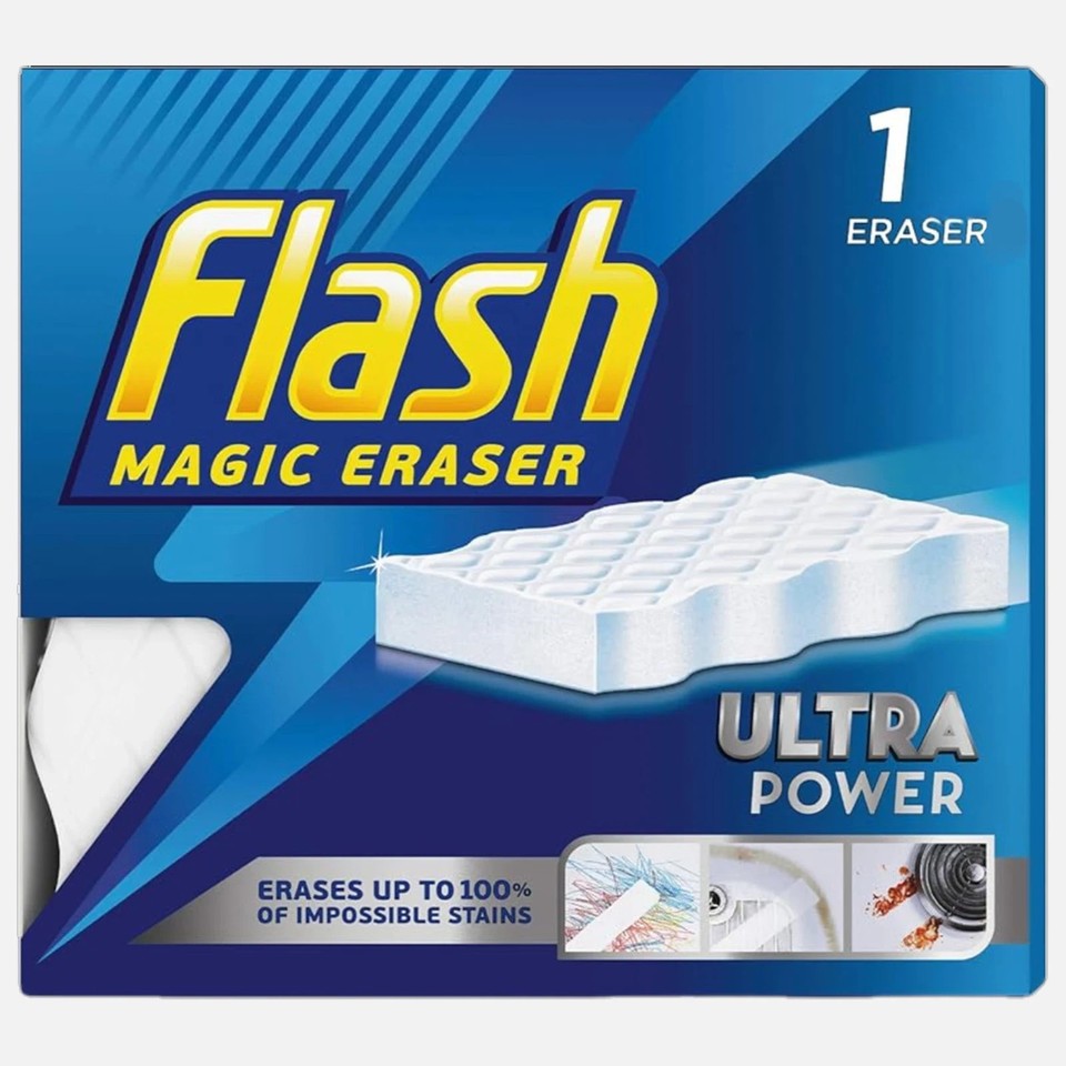 Flash Extra Power Magic Eraser | Reusable, Multi-Purpose | Removes ...