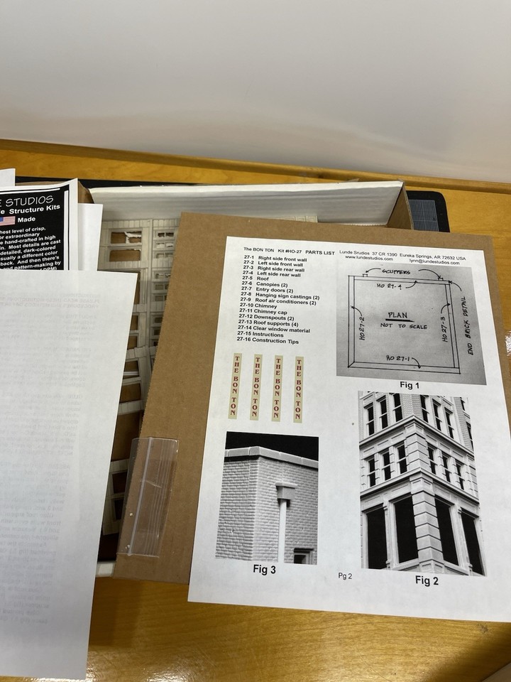Lunde Studios The Bon Ton HO-27 Scale Model Kit NIB | eBay