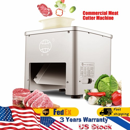 160KG Electric Meat Cutting Cutter Machine Slicer Dicer+3.5mm Blade ...