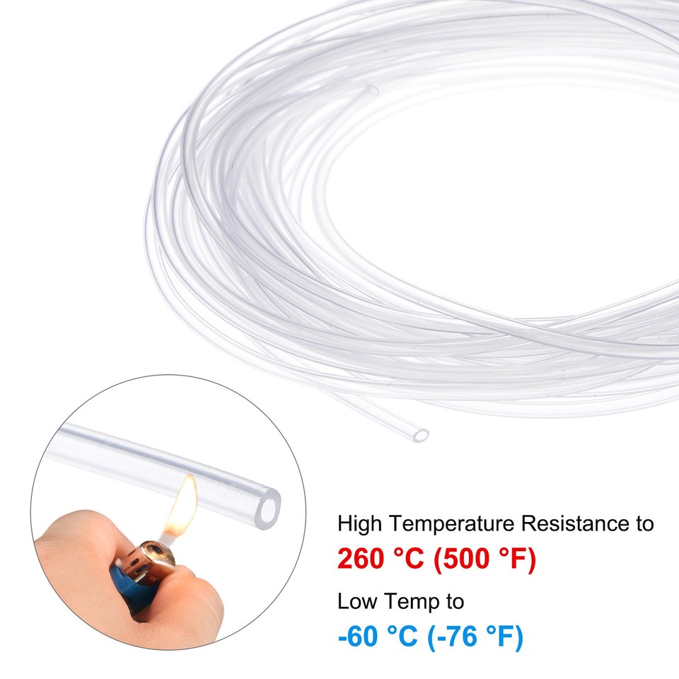 3 Meter Silicone Tubing, 1x2mm(IDxOD) Silicone Rubber Tube Flexible ...