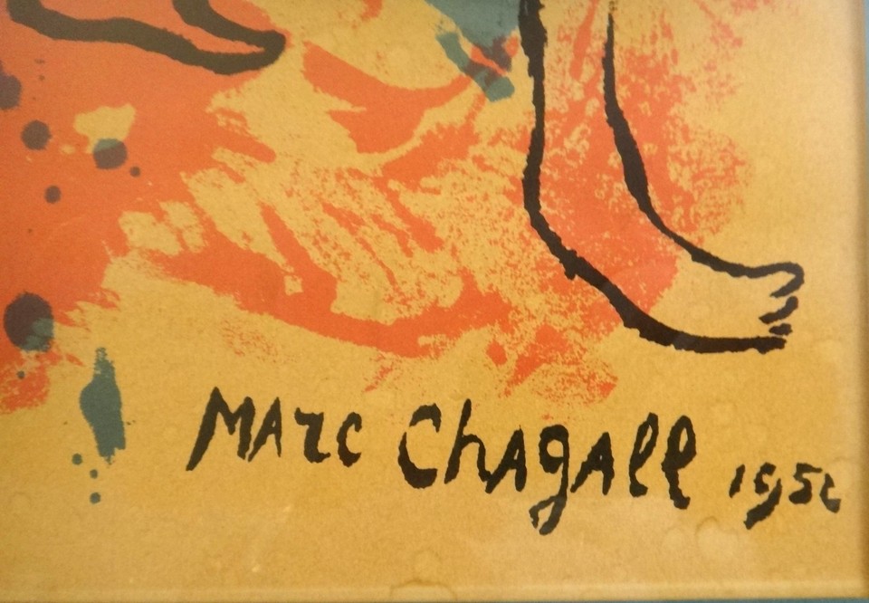 Marc Chagall Serigraph: Woman with Goat. 1956, Limited Ed. | eBay