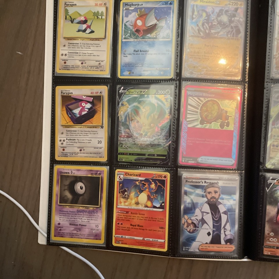 pokemon binder collection lot 100+ Cards Insane Value Comes With Binder ...