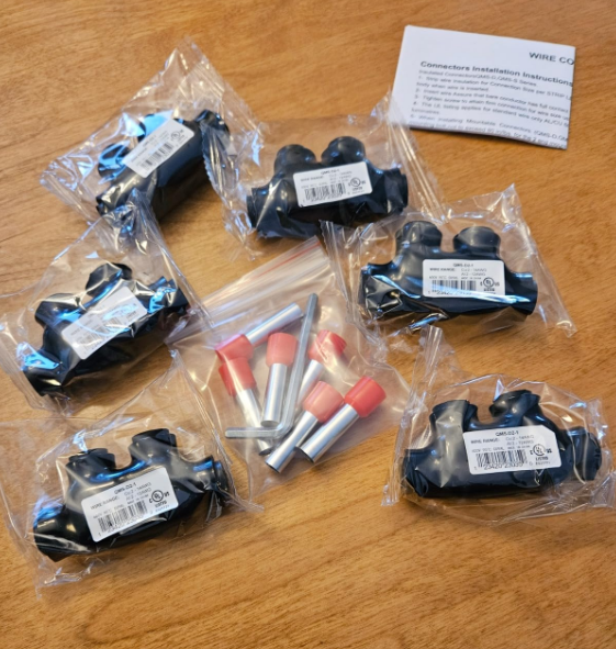 2 Port Inline Splice Connector 2-14 AWG Aluminum to Copper Wire ...