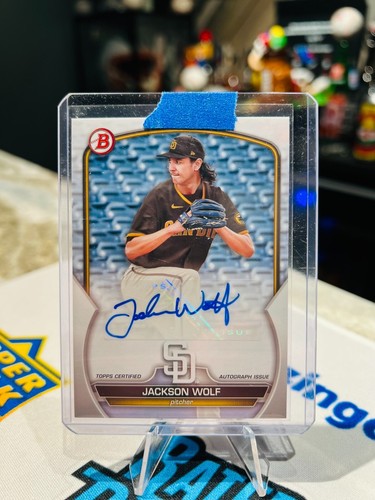 2023 Bowman - Paper Prospect Autographs Jackson Wolf #PPA-JWF (AU, RC ...