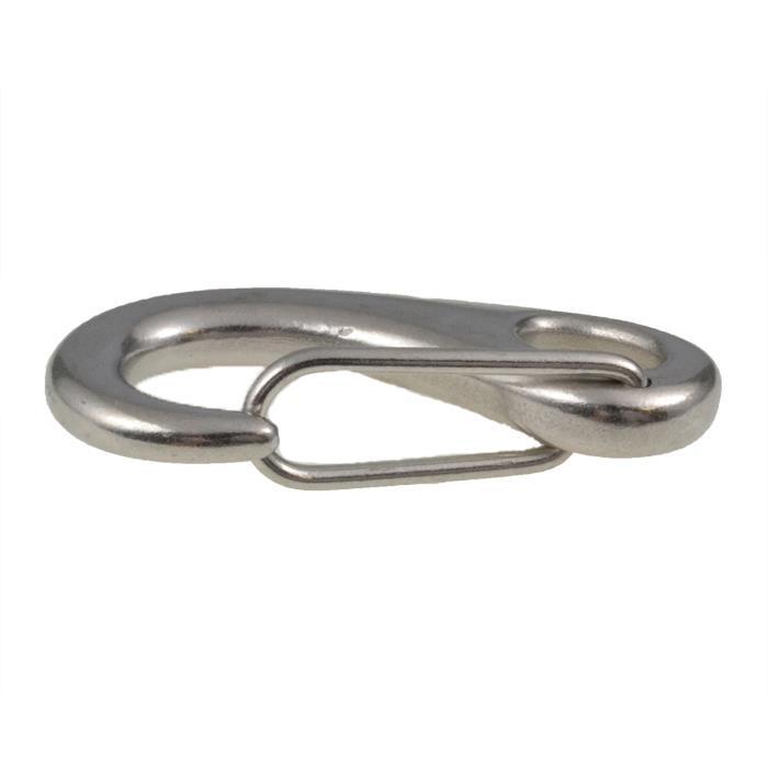 Qty 20 Cast Snap Hook 50mm x 25mm Stainless A4-70 G316 Rigging Boat ...