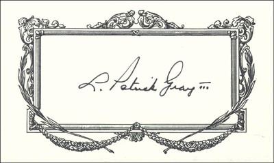 L. PATRICK GRAY III - SIGNATURE(S) | eBay