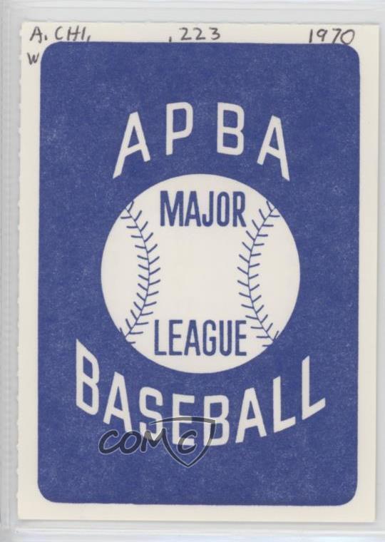 1971 APBA Baseball 1970 Season - Perforated Bob Spence (RC) for sale ...
