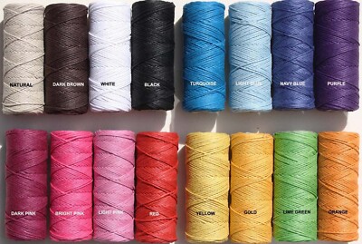 Hemp Twine 60 Metre (205ft) x 1mm -waxed hemp string , real hemp cord ...