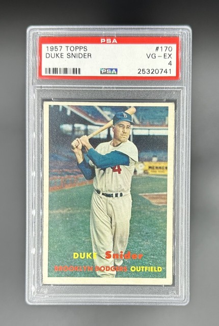 1957 Topps - #170 Duke Snider for sale online | eBay