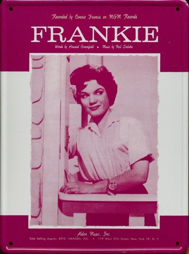 Connie Francis - Collector Card #101 - Connie Francis - Tin Signs ...