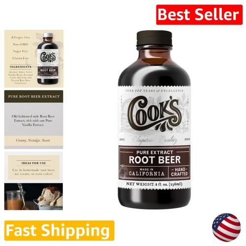 Versatile Gluten-Free Root Beer Extract - Vegan & Kosher Certified | eBay