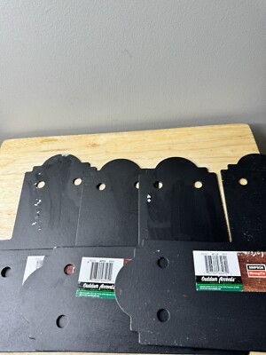 4 Pack Simpson Strong-Tie APL6 Black Zmax Steel Flat L Strap Tie 12GA x ...