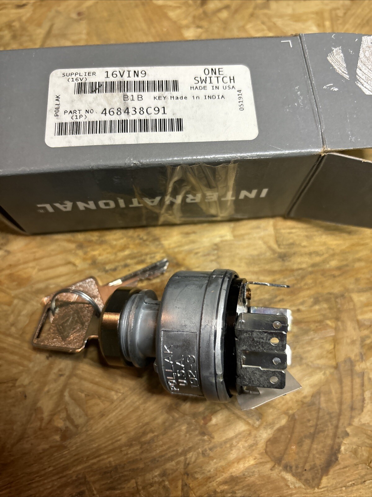 OEM INTERNATIONAL SWITCH ASSY IGN & STARTER 468438C91 | eBay