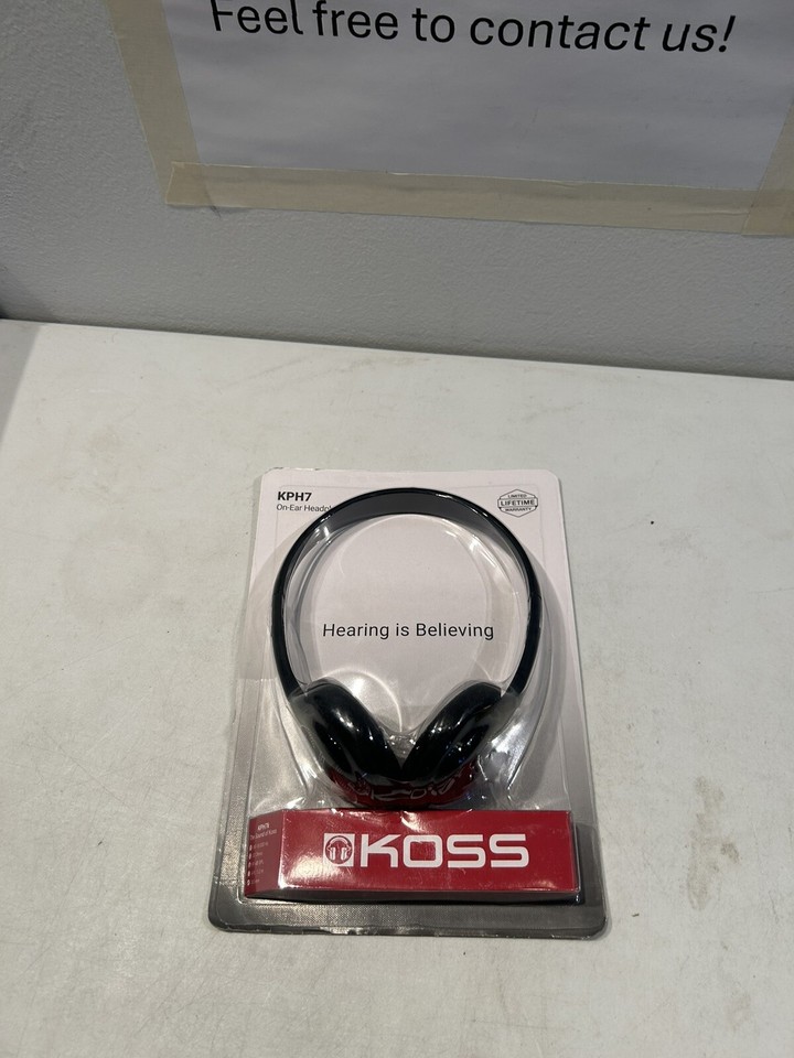 Koss KPH7 Lightweight On Ear Portable Headphones with Adjustable ...