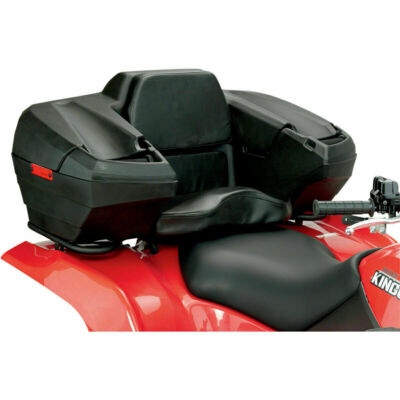 Moose ATV Rear Seat Rack Cargo Storage Trunk Box Passenger Luggage Tail ...