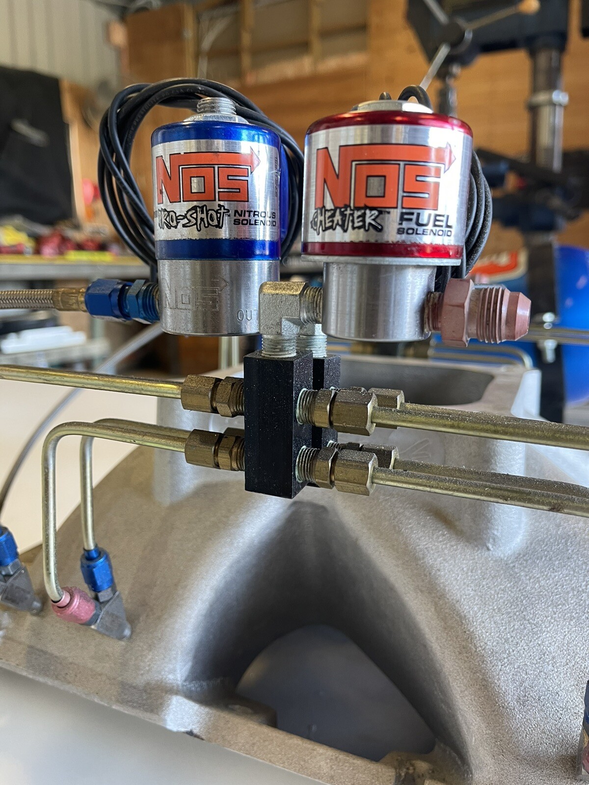 Chevy BBC Nitrous Kit Complete.Chev.Chevy.BBC.454.Nitrous.4500 Manifold ...