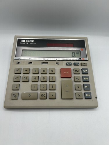 Sharp Compet QS-2130 12-Digit Desktop Financial Twin Power Calculator ...