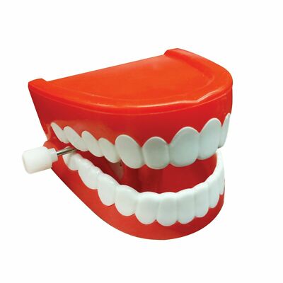 Wind Up Chattering Teeth Funny Joke Prank Joke Xmas Party Stocking ...