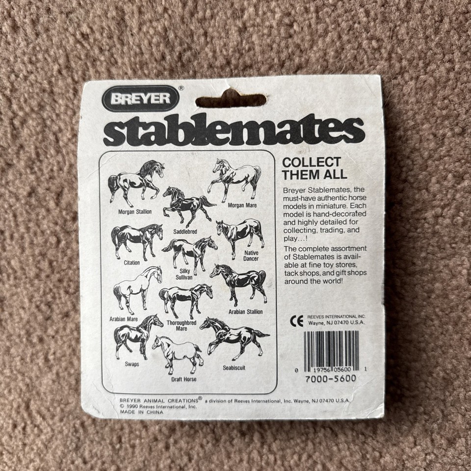 NEW ON CARD Breyer Stablemates Model Horse DRAFT HORSE #5180 Dapple ...