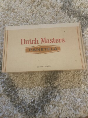 Vintage Dutch Masters Panetela 50 fine Cigar Box Empty | eBay