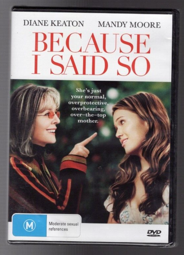 Because I Said So - DVD (Brand New Sealed) | eBay
