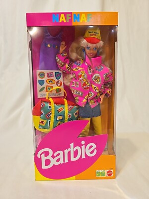 Barbie Naf Naf Travel Doll With Stickers 1993 Mattel No 10997 NRFB | eBay