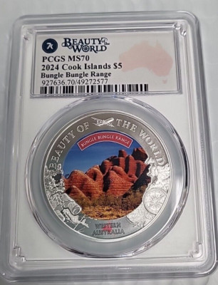 2024 Cook Islands Silver Bungle Bungle Range Beauty of World PCGS MS70 ...
